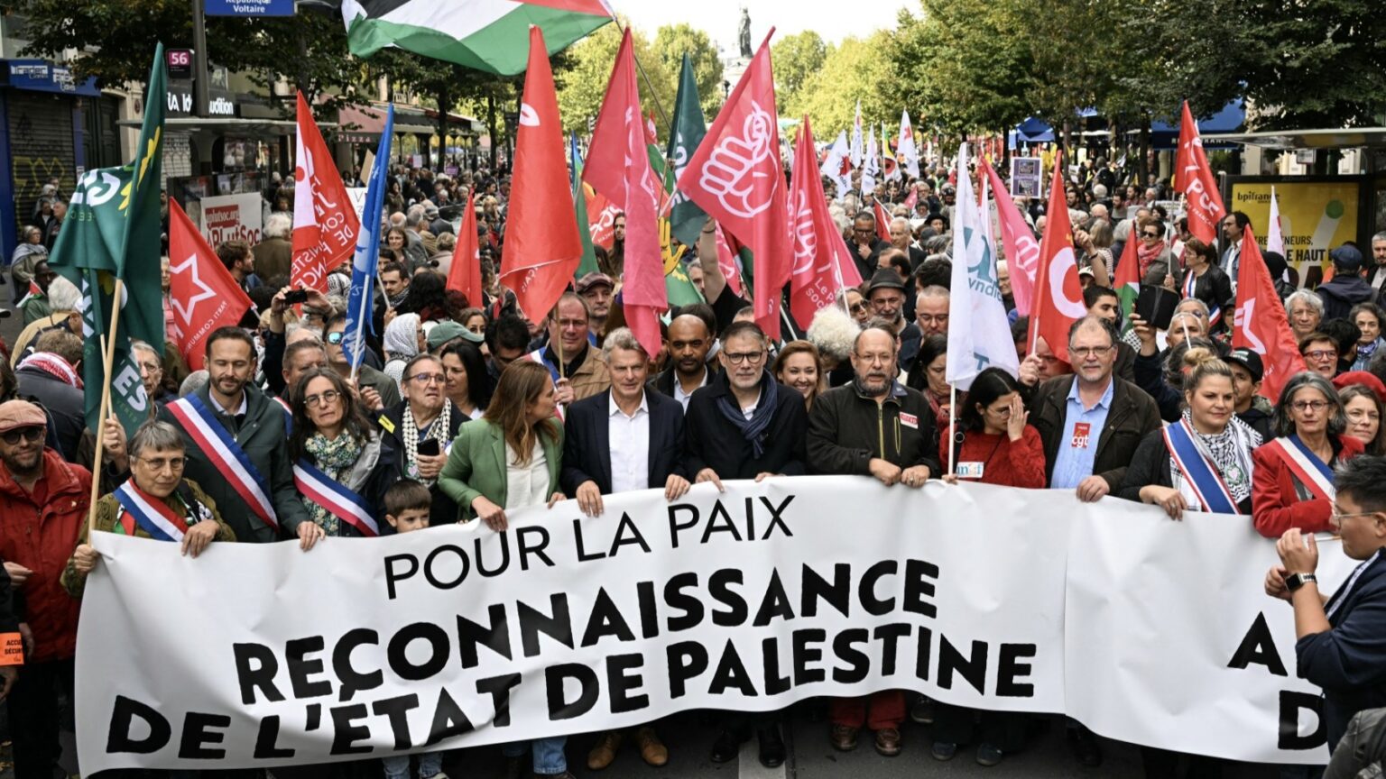 French Socialist Mayors Fly Palestine Flags on Jewish New Year ━ The European Conservative