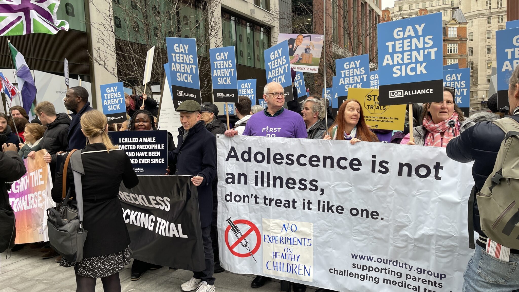 “Children Can’t Consent”: Protesters Call for End to Puberty Blocker ...