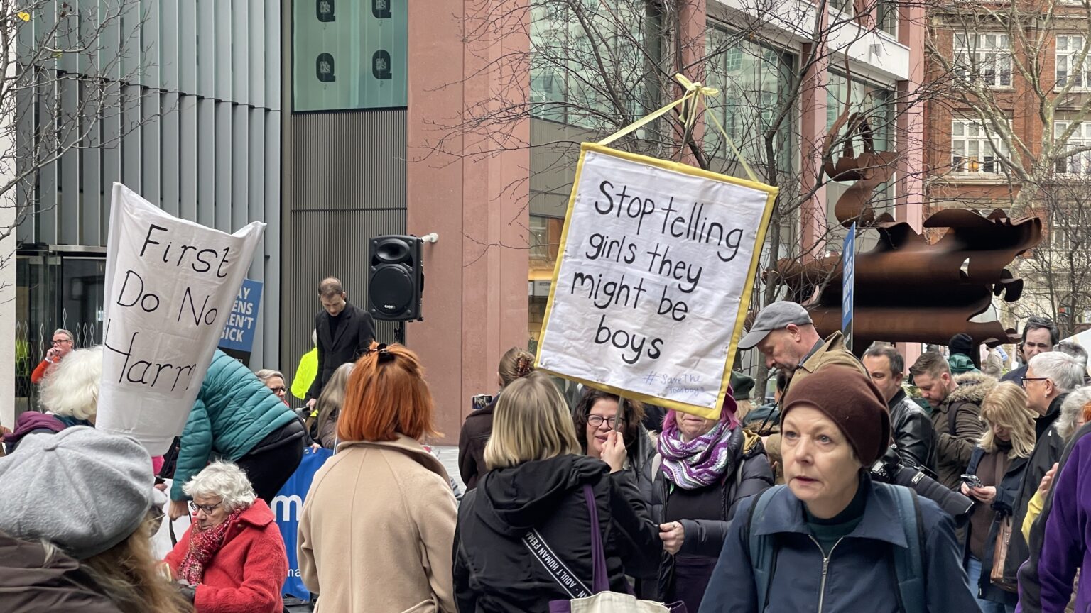 “Children Can’t Consent”: Protesters Call for End to Puberty Blocker ...