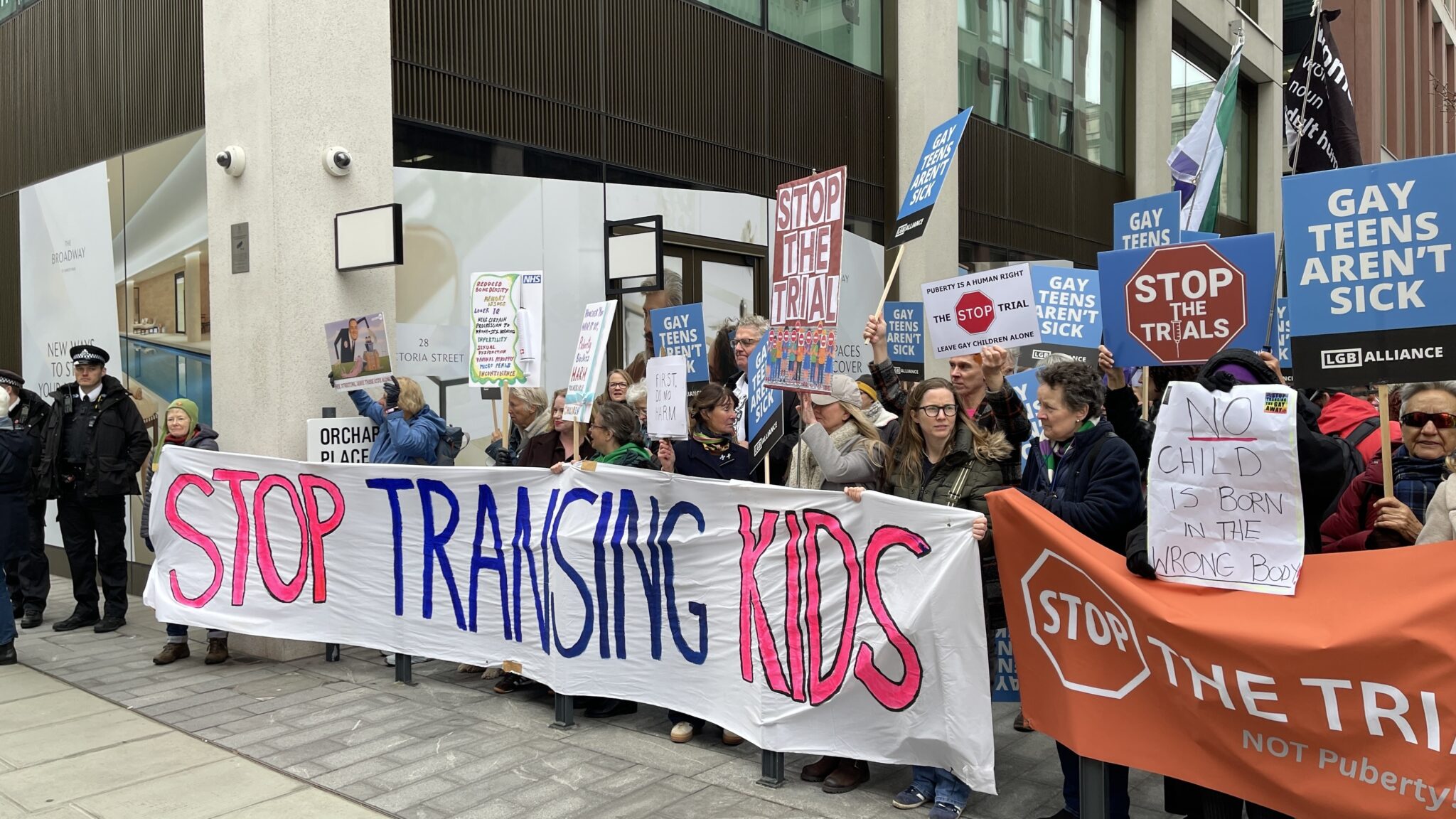 “Children Can’t Consent”: Protesters Call for End to Puberty Blocker ...